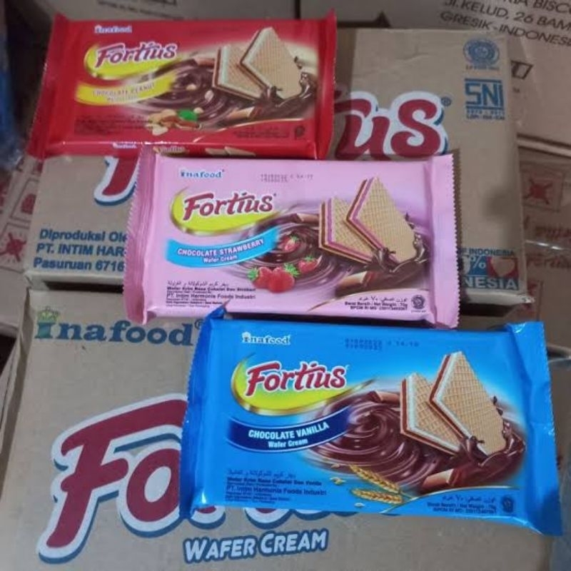 Jual fortius wafer 1 dus | Shopee Indonesia