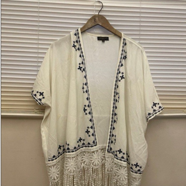 Jual outer bohemian putih | Shopee Indonesia