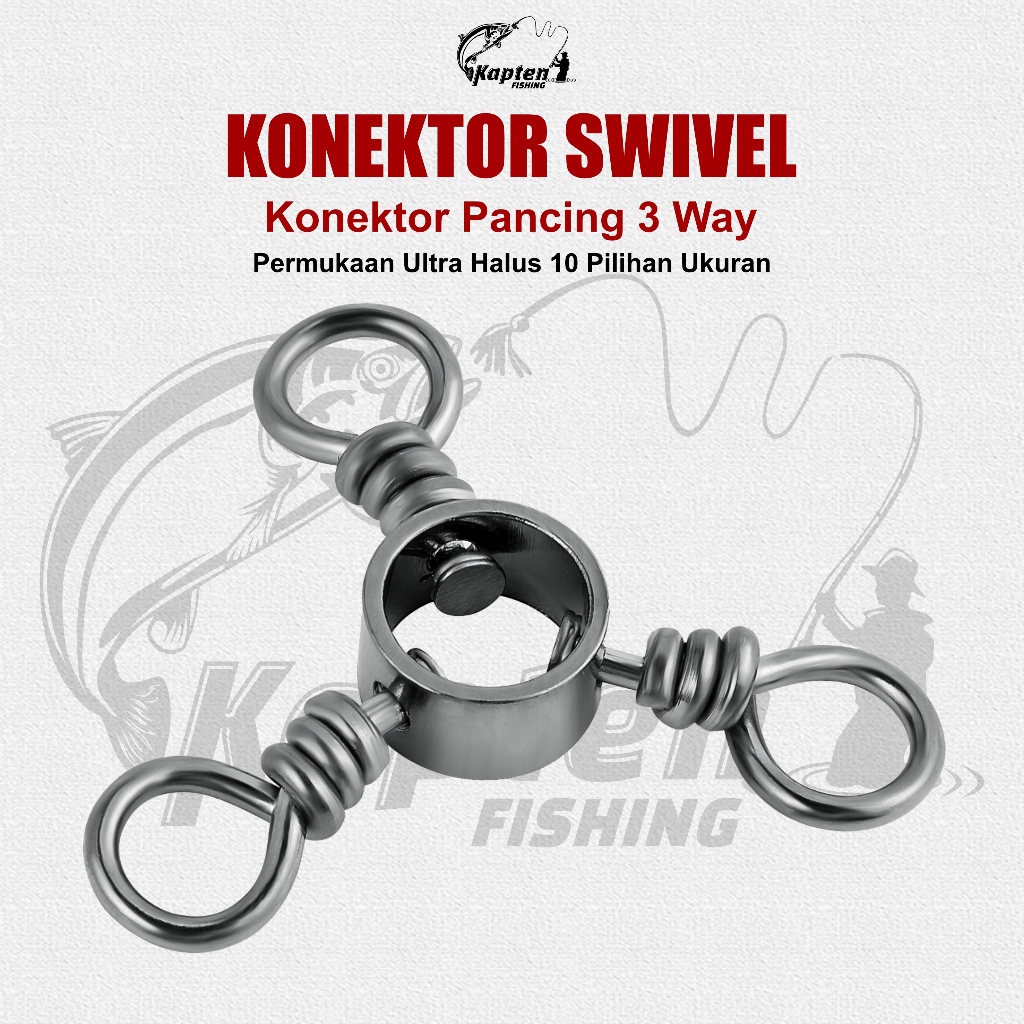 Jual Kaptenfishing KiliKili Swivel 3 Mata 3 Way Swivel Rangkaian ...