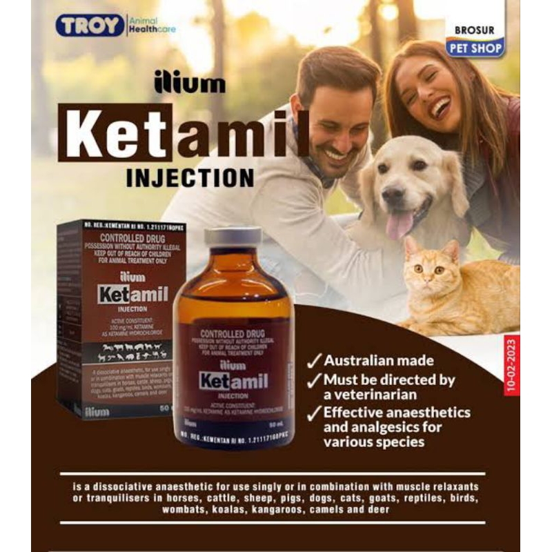 Jual Ketamil Ilium Injection Asli Original 50ml | Shopee Indonesia