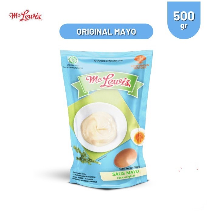Jual Mayones Ori MC LEWIS Saus Mayo Mayonnaise 500 gr Pouch | Shopee ...