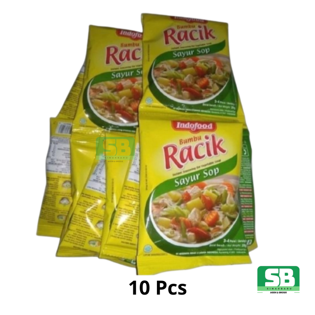 Jual Indofood Bumbu Racik SAYUR SOP 1 Renceng Isi 10 Pcs | Shopee Indonesia