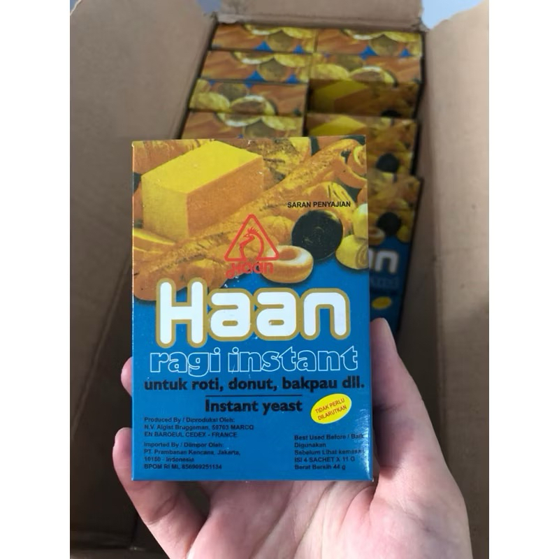 Jual HAAN RAGI INSTANT / INSTANT YEAST KERING ( 4X11 GR HARGA PER BOX ...