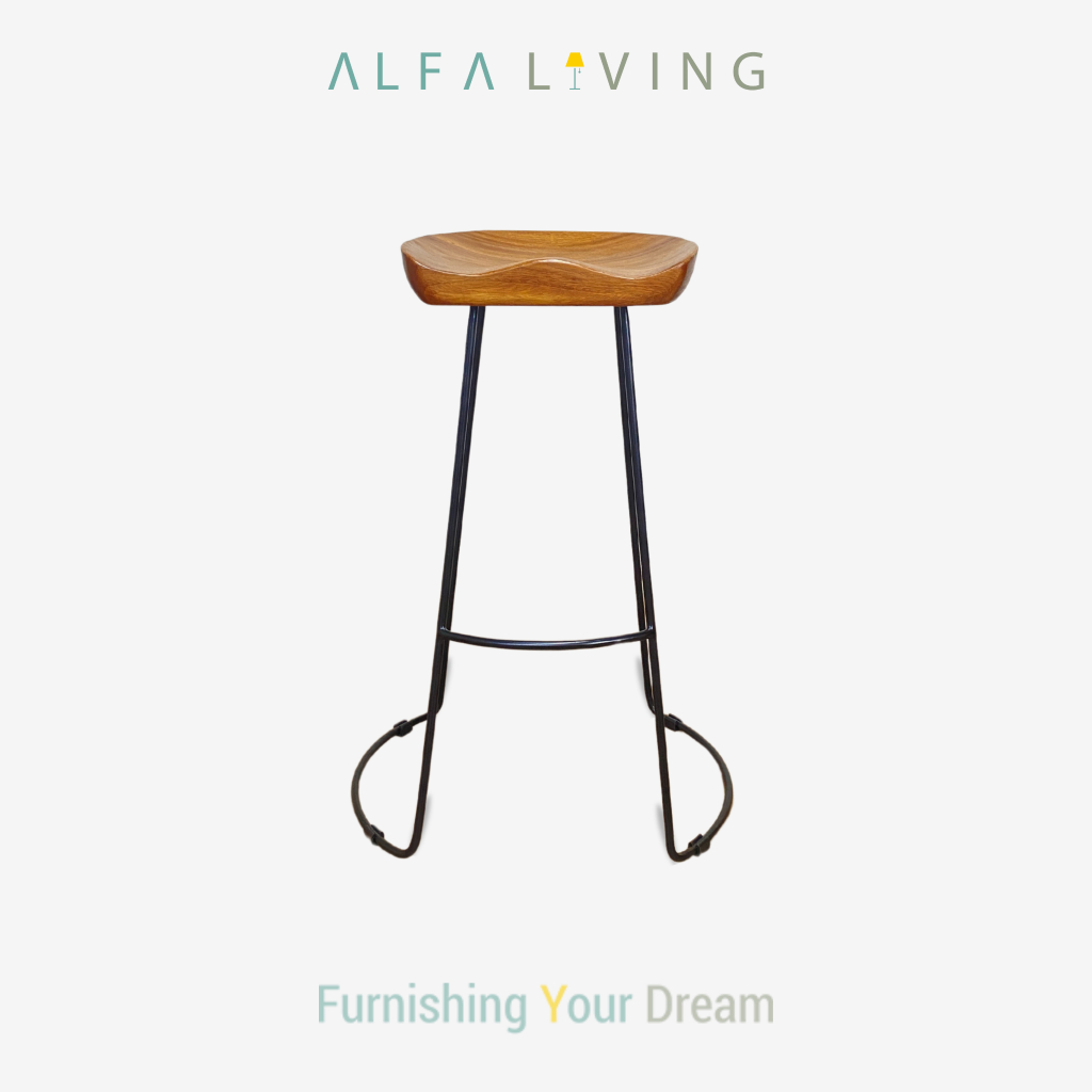 Jual ALFA LIVING Zad - Barstool/Kursi Bar, Kursi Cafe, Stool Cafe ...