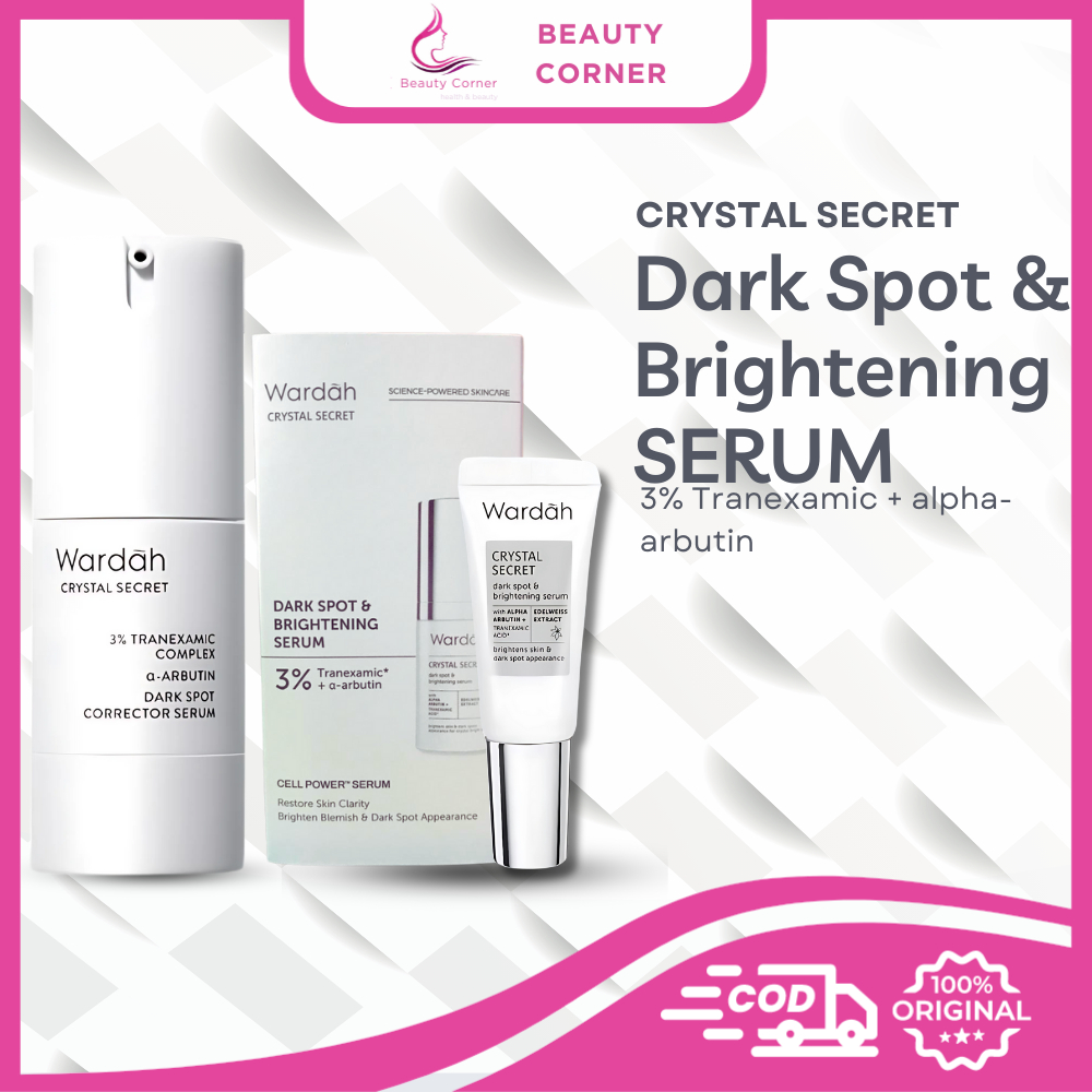 Jual Wardah Crystal Secret 3% Tranexamic Complex Alpha Arbutin Dark ...