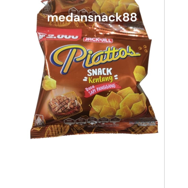 Jual Snack Piattos Rasa Sapi Panggang (Renteng) | Shopee Indonesia