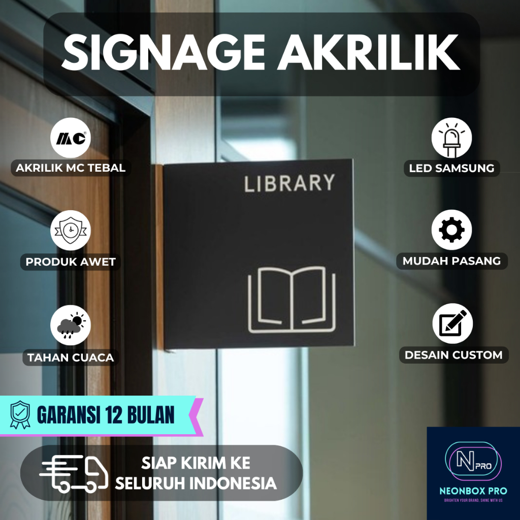 Jual SIGNAGE AKRILIK CUSTOM PREMIUM Papan Nama Akrilik Bebas Desain ...