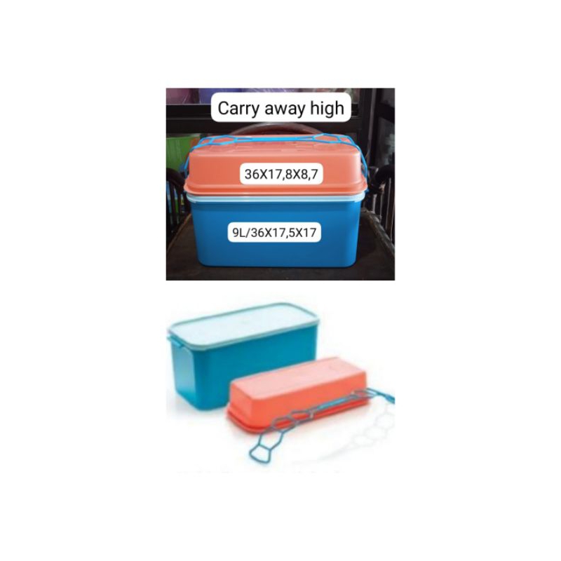 Jual Kotak besar piknik,carry away high by tupperware | Shopee Indonesia