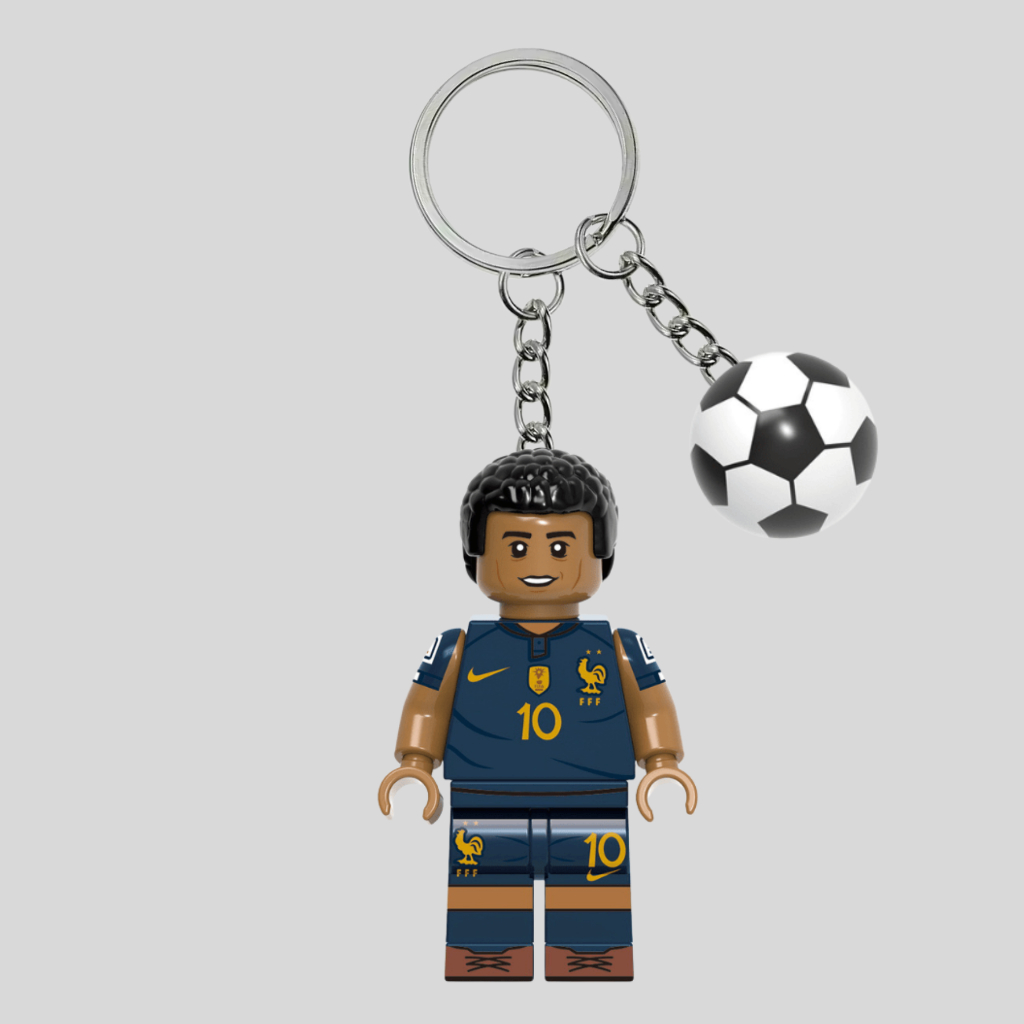 Jual Kylian Mbappe LEGO Keychain | Gantungan Kunci LEGO Kylian Mbappe ...