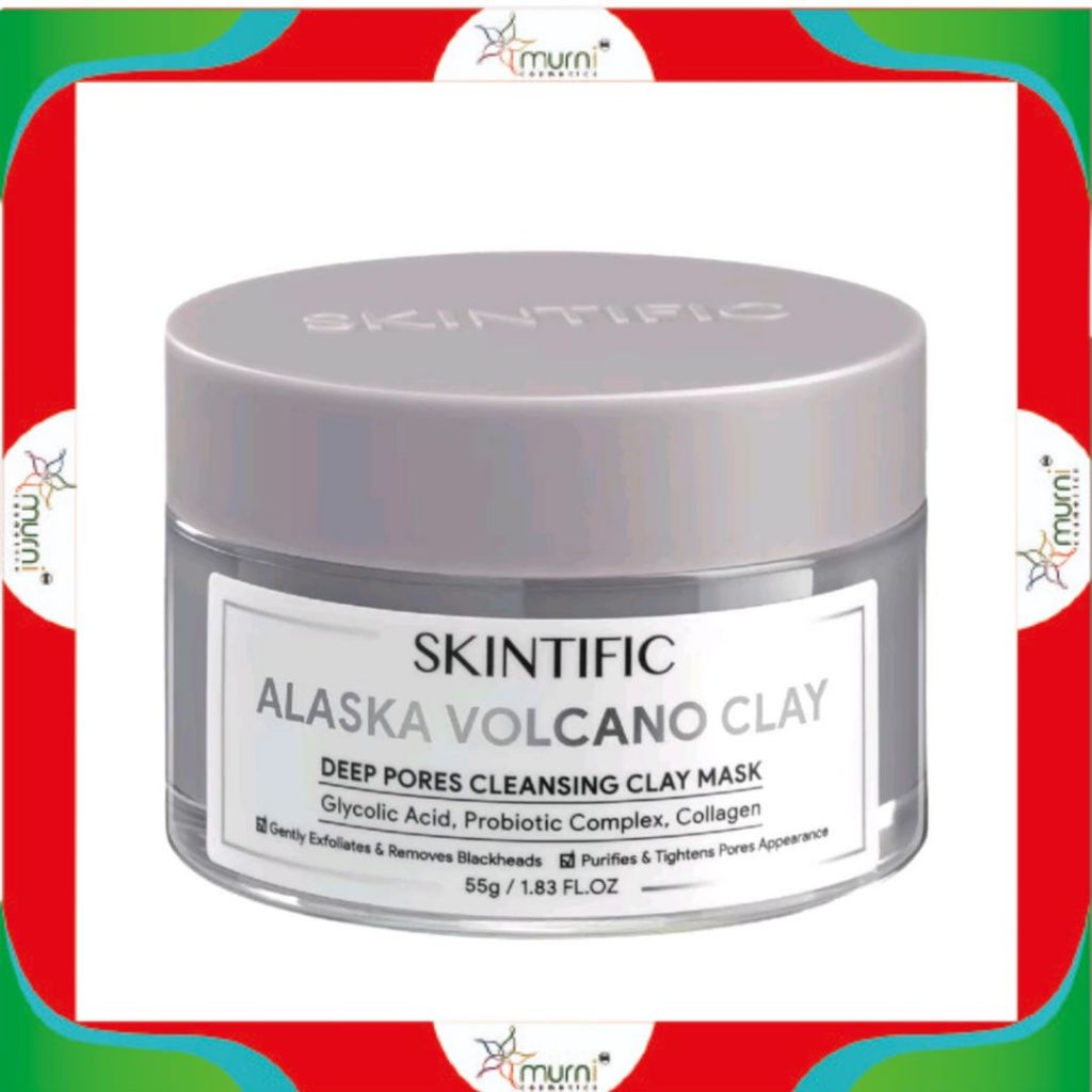 Jual SKINTIFIC ALASKA VOLCANO CLAY MASK 55GR | Shopee Indonesia