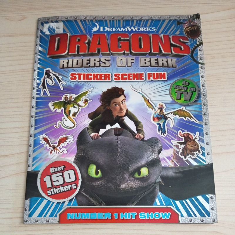 Jual BUKU DREAMWORKS DRAGONS RIDERS OF BERK STICKER SCENE FUN | Shopee ...