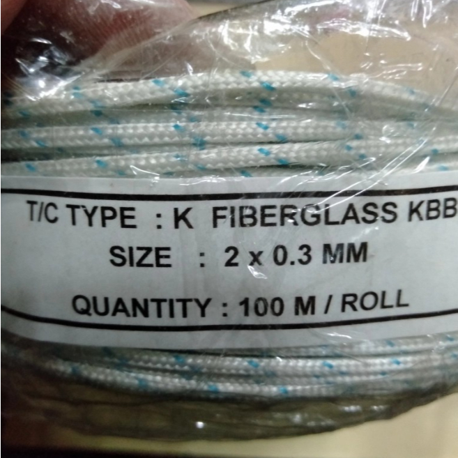 Jual Kabel thermocouple tipe K fiberglass 2x0,3mm | Shopee Indonesia