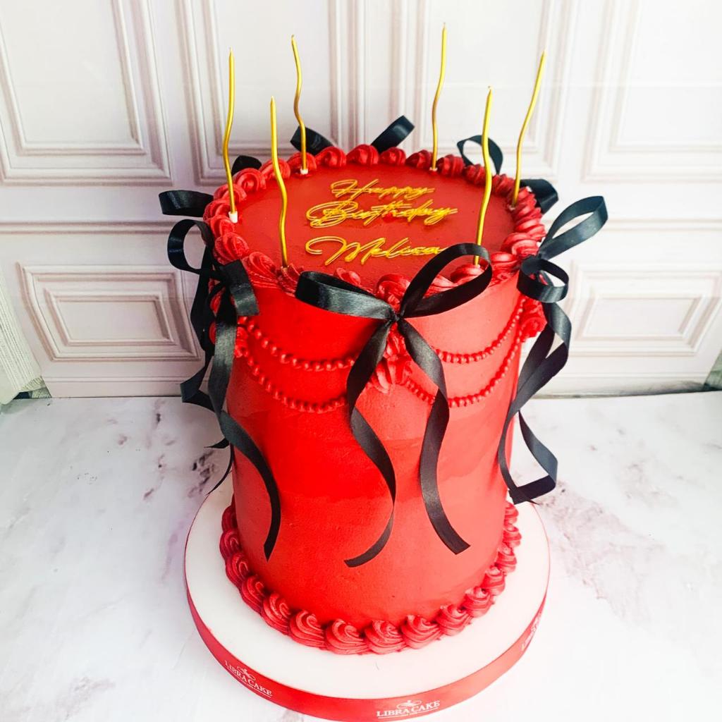 Jual Kue Ulang Tahun/Birthday Cake/Kue Ultah Tema Ribbon Black/Kue Birthday Jakarta | Shopee ...