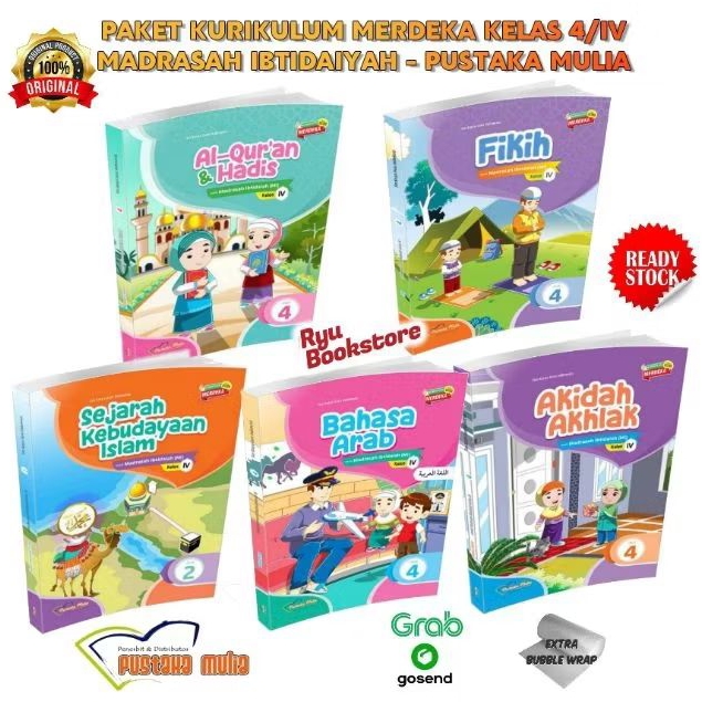 Jual Paket Kurikulum Merdeka Kelas 4/IV MI | Pustaka Mulia | Shopee Indonesia