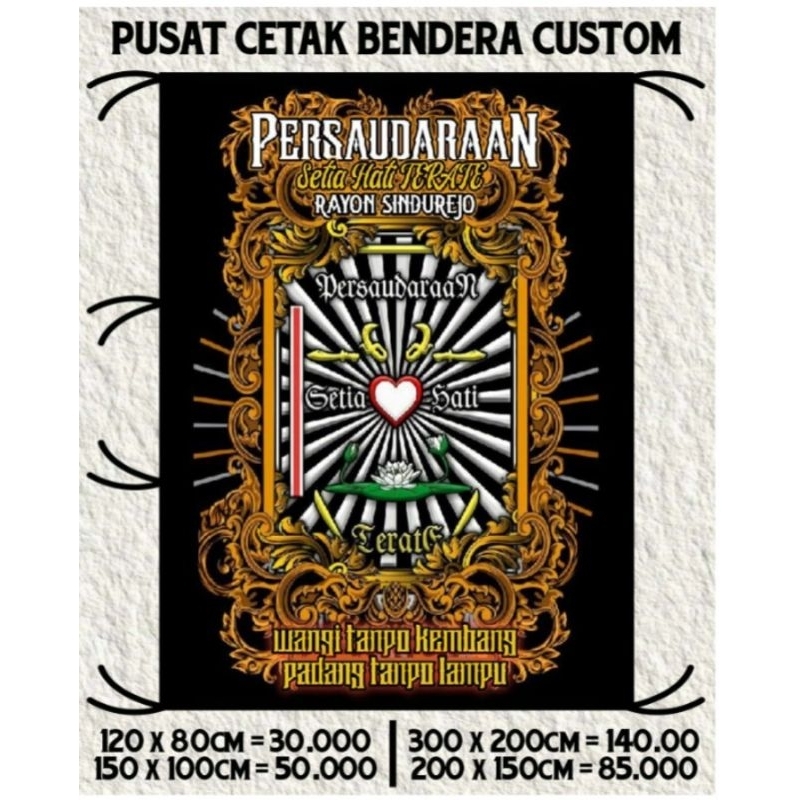 Jual READY STOK + FREE STICKER SH, BENDERA PSHT, GIANTFLAG PSHT, BANNER ...