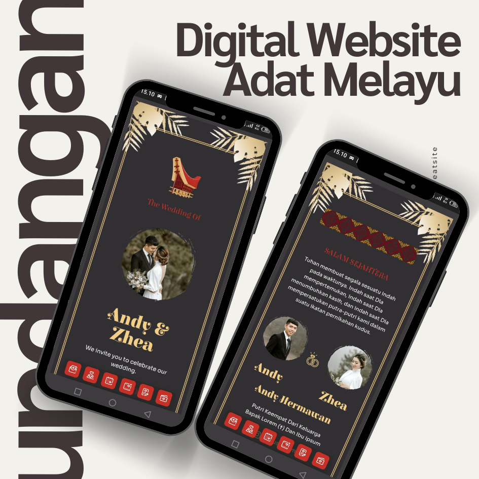 Jual Undangan Digital Pernikahan Website Adat Toraja Wedding Invitation ...