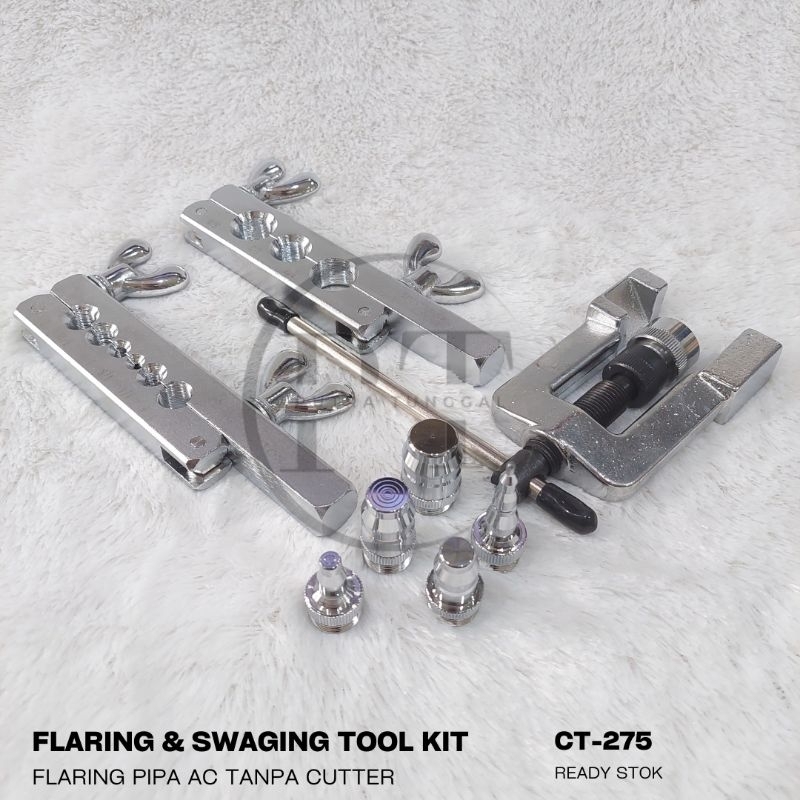 Jual FLARING & SWAGING TOOL KIT CT-275 45° FLARING TOOL KIT PIPA AC CT ...