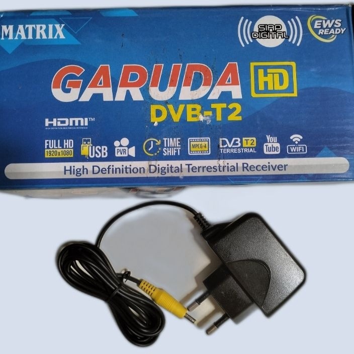 Jual KI3 power adaptor set top box matrix Garuda biru power suplay pengganti stb matrix Garuda ...