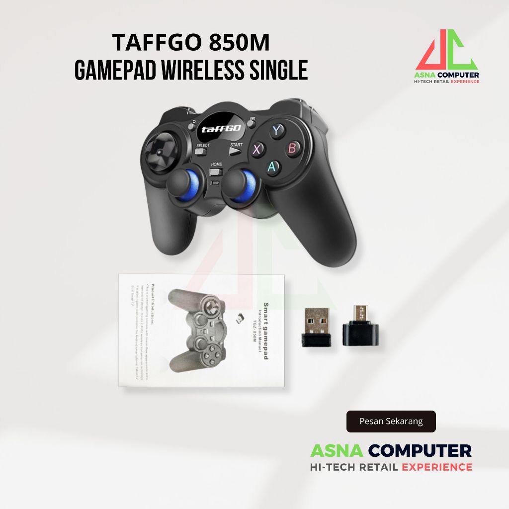 Jual Joystick Wireless Gamepad Bluetooth Stick PC Laptop Android Smart ...