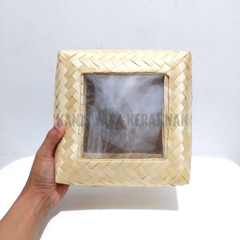 Jual BESEK MIKA 20x20 / BESEK BAMBU WADAH MAKANAN / BESEK BAMBU BOGOR ...