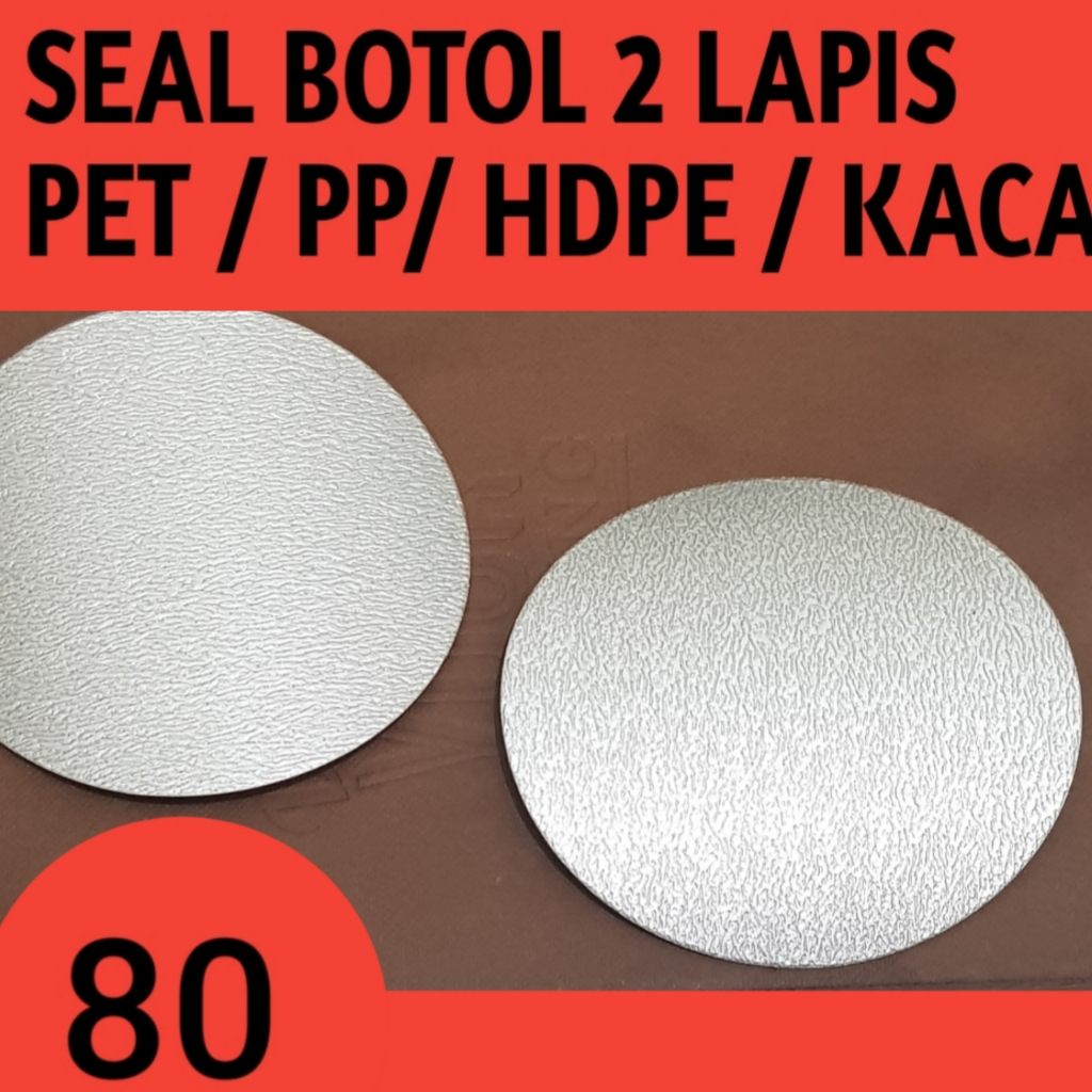 Jual 80 MM SEGEL BOTOL UNIVERSAL / SEGEL ALUMINIUM / SEAL BOTOL KACA ...