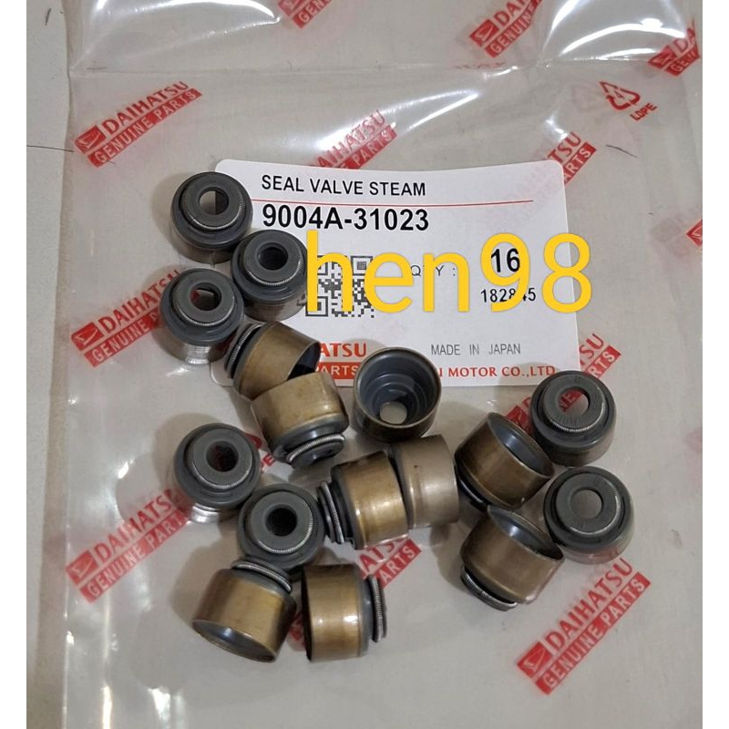 Jual SEAL KLEP SEAL VALVE STEAM SIRION 1.3 1300CC K3VE 16PCS | Shopee Indonesia