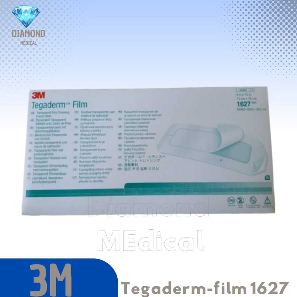 Jual Tegaderm Film 1627 3m 10 cm x 25 cm Plester Transparan Plester ...