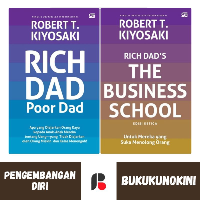 Jual (Original, Segel) Buku Rich Dad Poor Dad; Rich Dad The Business ...