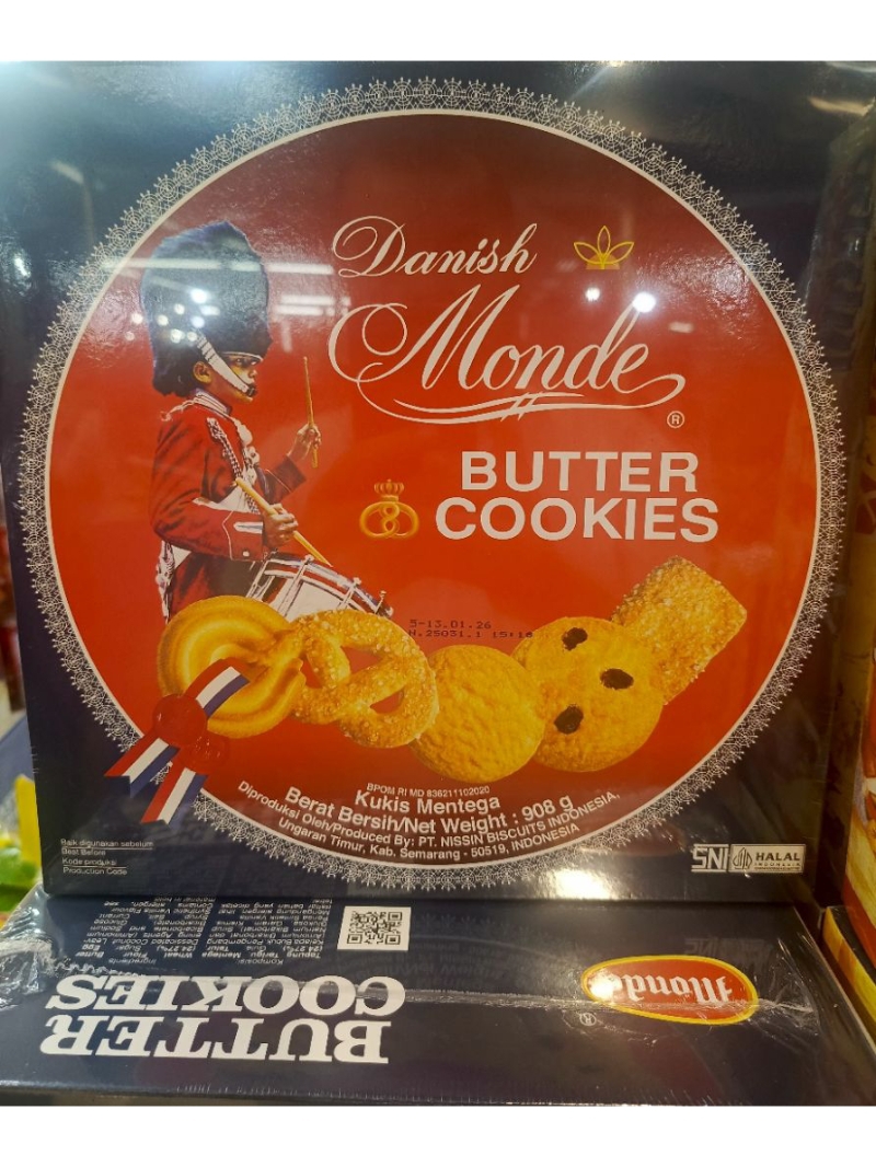 Jual MONDE BUTTER COOKIES 908 GRAM | Shopee Indonesia