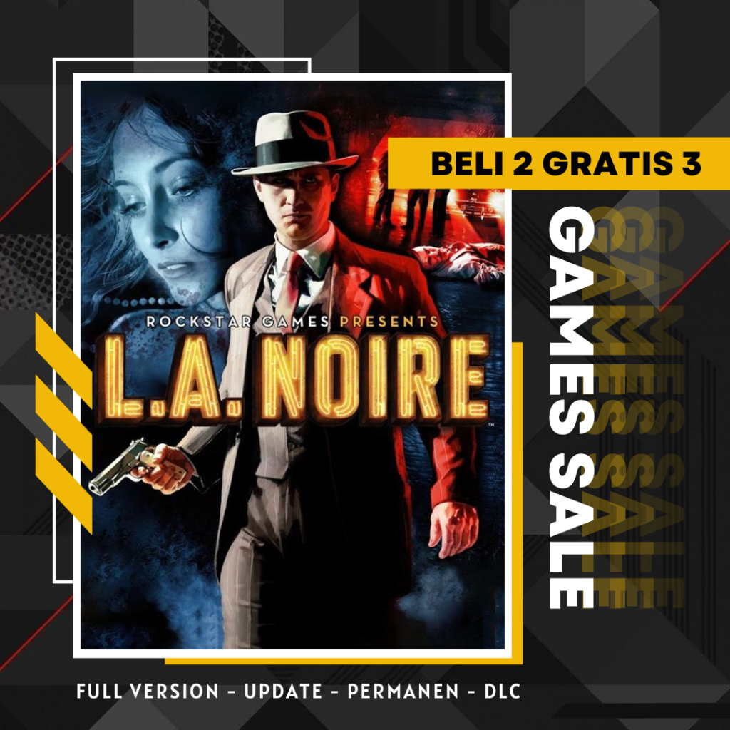 Jual LA NOIRE THE COMPLETE EDITION - GAME PC - GAME LAPTOP - PC GAMES ...