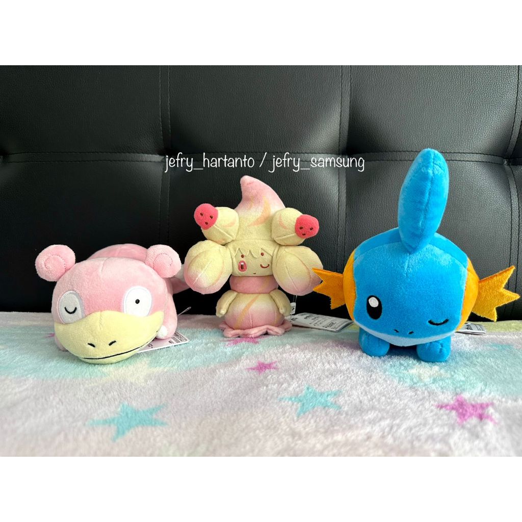 Jual Boneka Pokemon Slowpoke Alcremie Mudkip Kutsurogi Time Plush ...