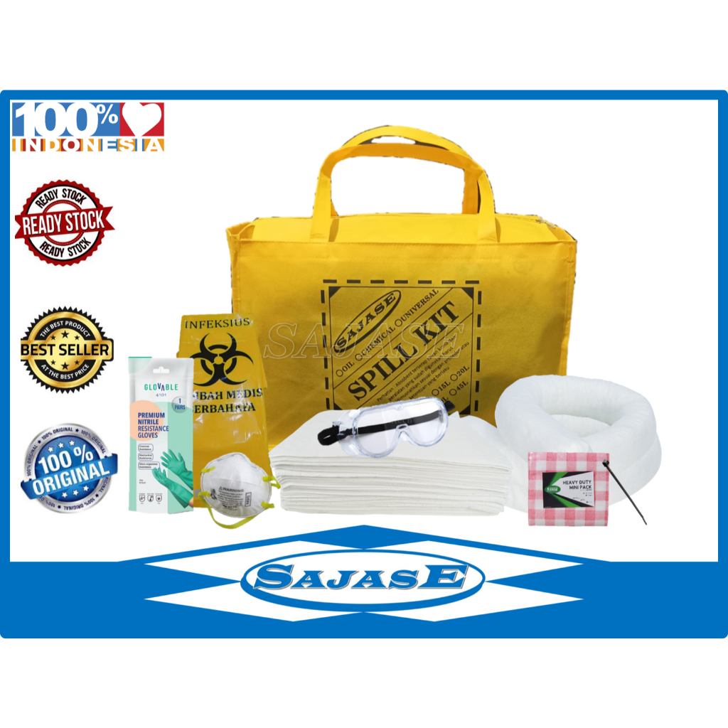 Jual Oil Spill Kit 20 Liter Oil Spill Kit 10L Spill Kit 15L Kit Oil 20 ...