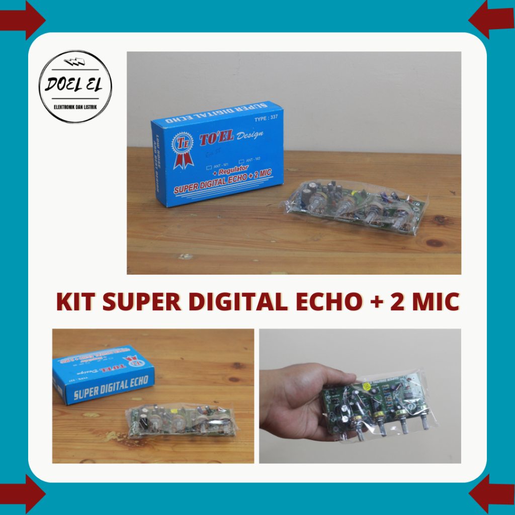 Jual KIT ECHO TO'EL SUPER DIGITAL ECHO PLUS 2 MIC RANIC TYPE 337 ...