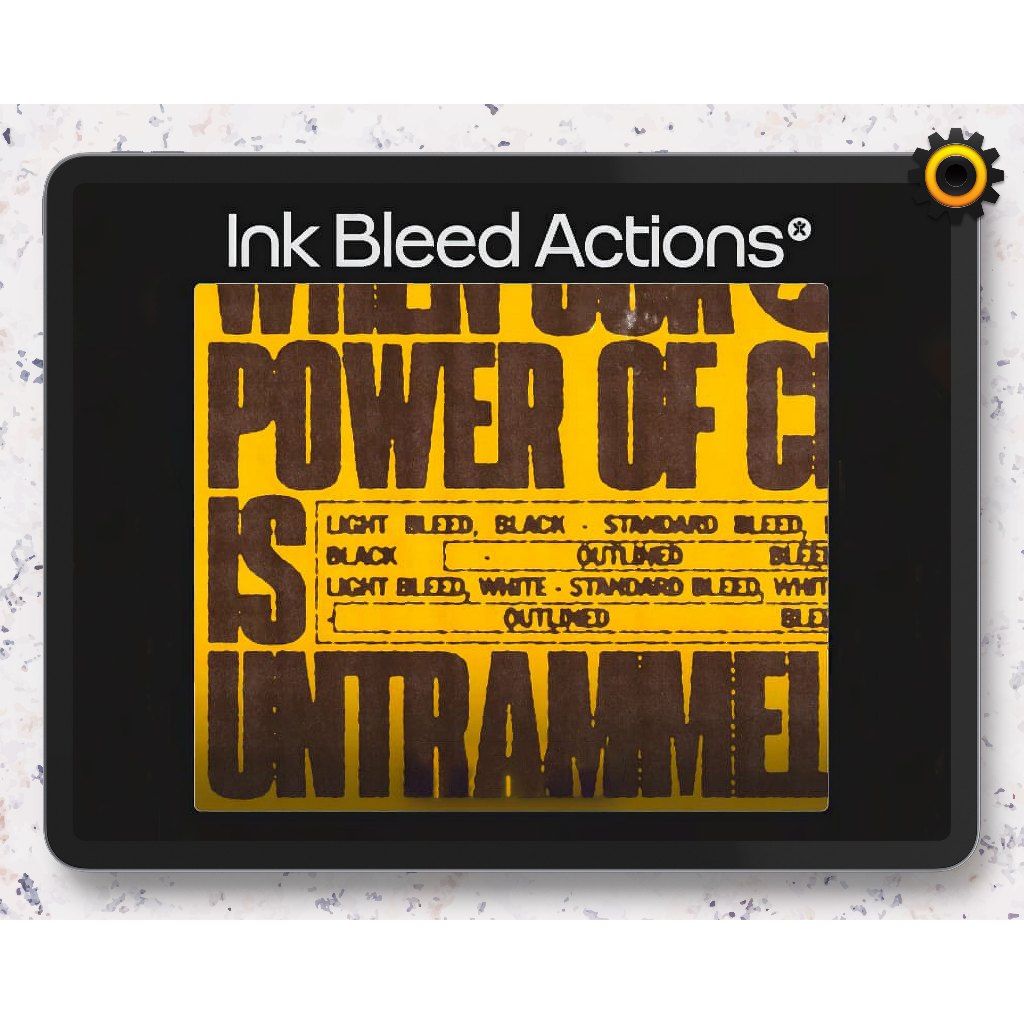 Jual Photoshop Action - Doron Ink Bleed | Shopee Indonesia