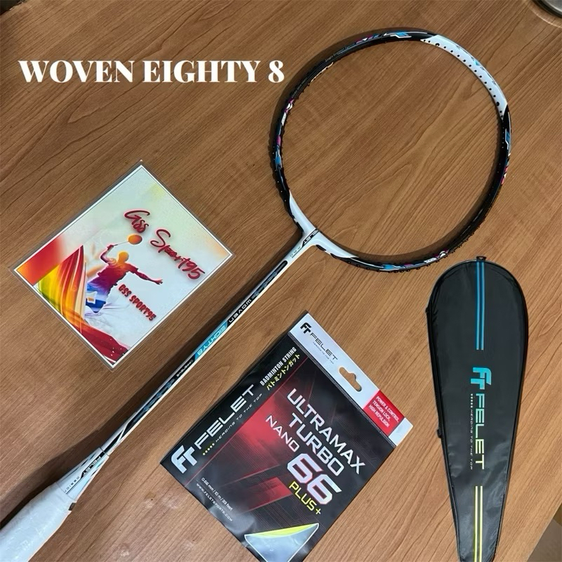 Jual RAKET BADMINTON FELET WOVEN EIGHTY 8 PRO 35 LBS | Shopee Indonesia