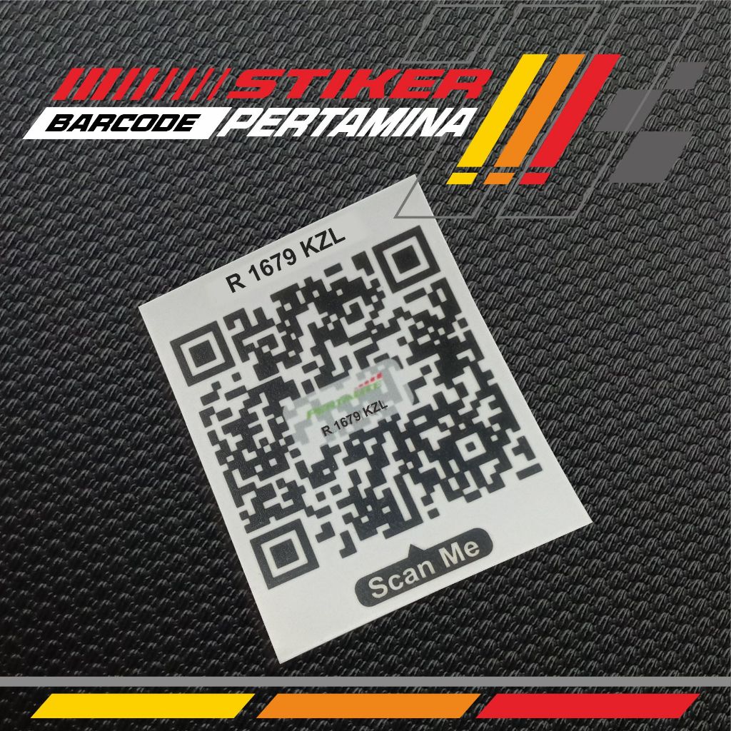 Jual Stiker mobil barcode my pertamina simpel tempel kaca dan body ...