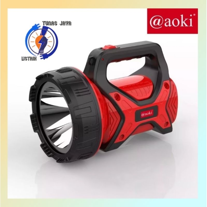 Jual Senter Tangan Jumbo Aoki Besar Aoki 50 Watt AK-6671 Cahaya Super ...