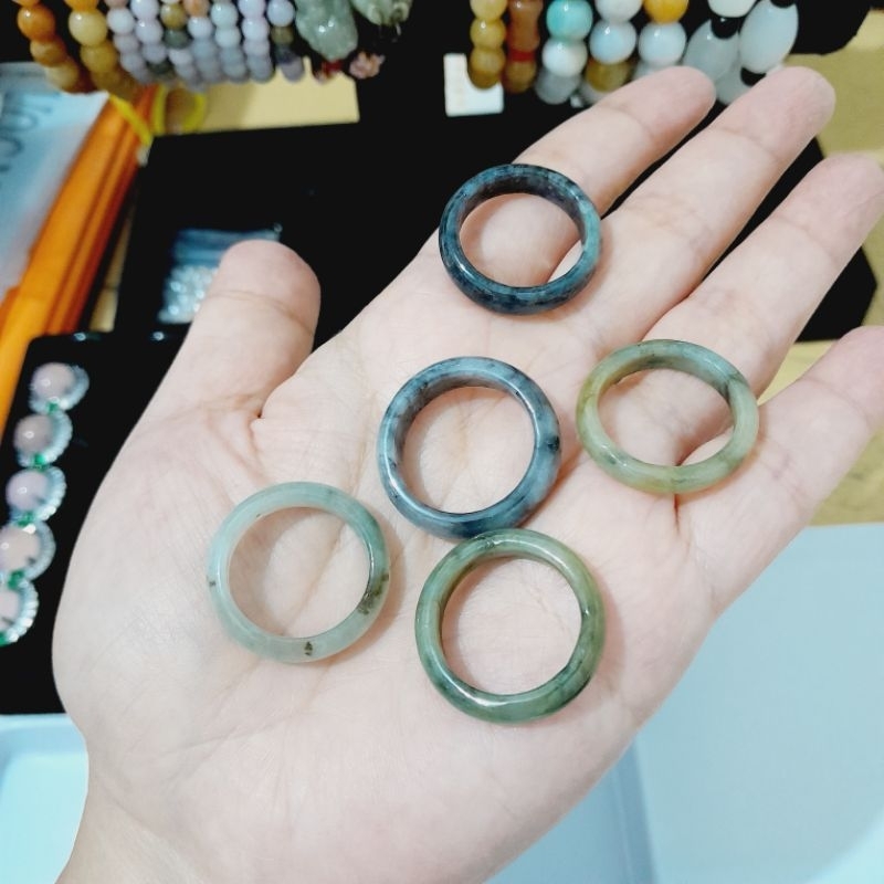 Jual Burma Jade Ring - cincin giok myanmar | Shopee Indonesia