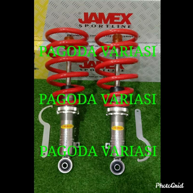 Jual PAKET SHOCK COILOVER JAMEX ADJUSTABLE TOYOTA INNOVA OLD BENSIN ...