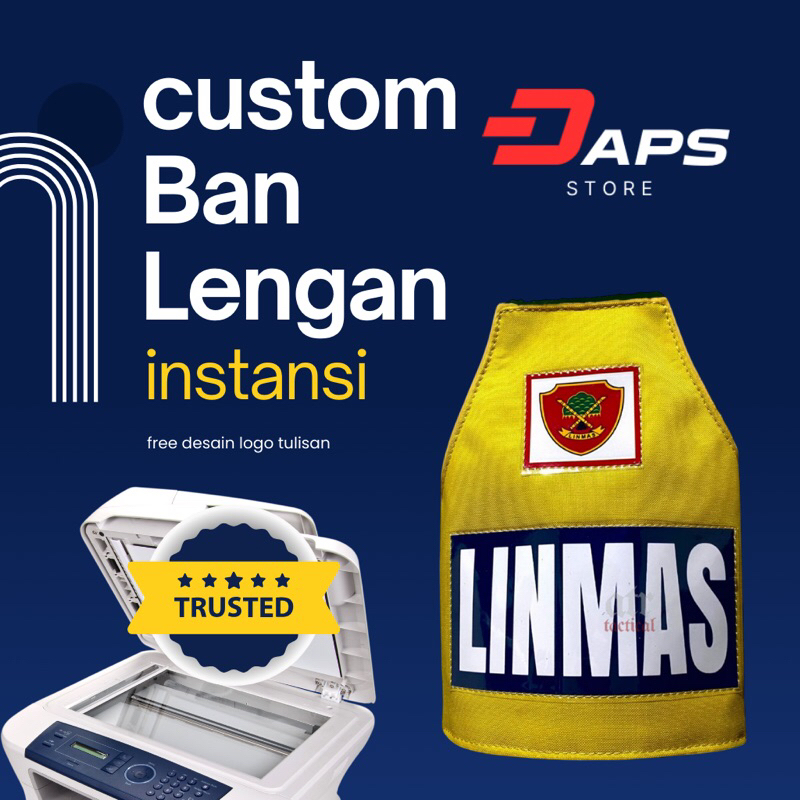Jual Ban lengan custom desain logo text HD Quality smp sma dewasa ...