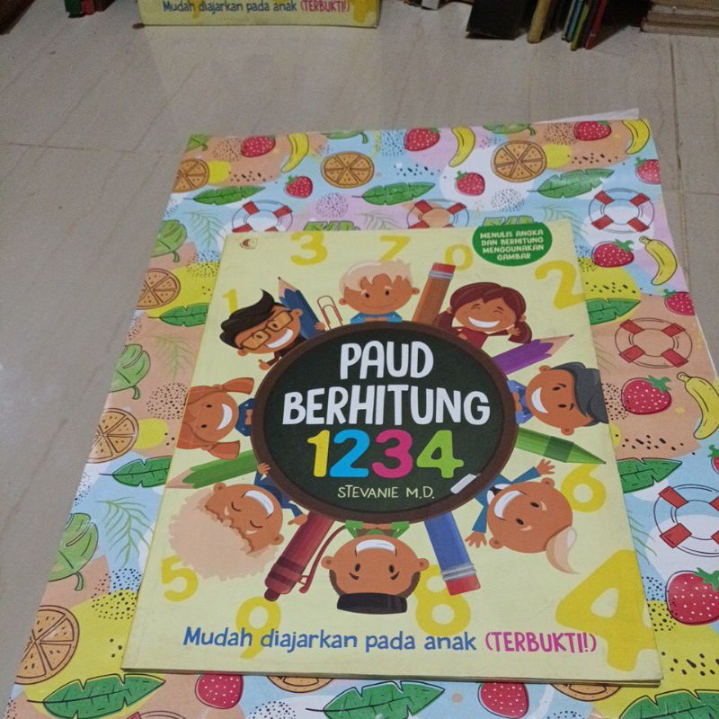 Jual Buku Paud Berhitung 1234 - Menulis angka dan berhitung menggunakan ...
