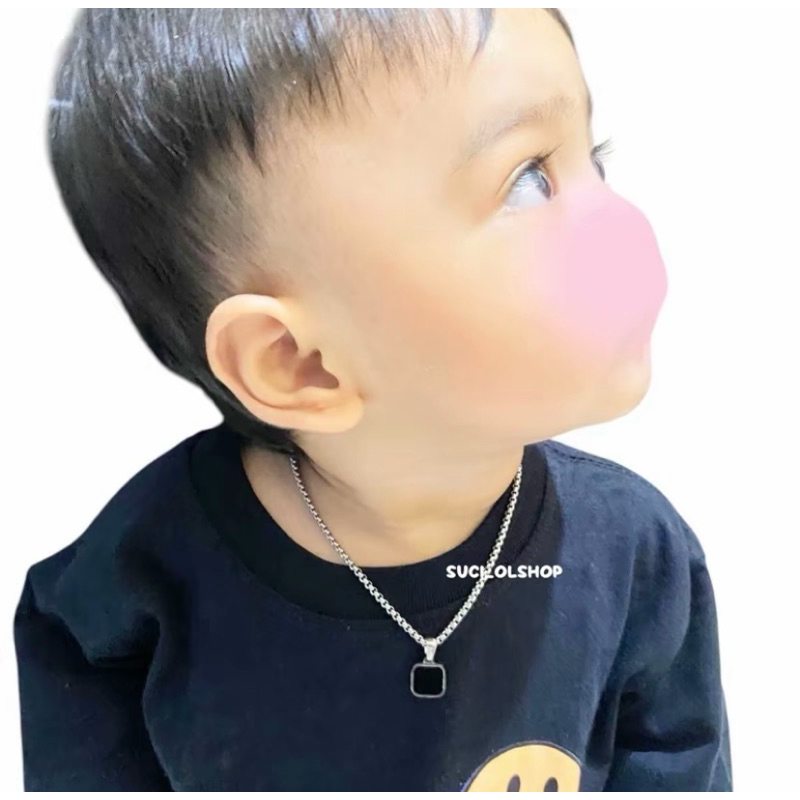 Jual KALUNG ROLO TITANIUM LIONTIN ENAMEL UNTUK ANAK BAYI SAMPAI REMAJA ...