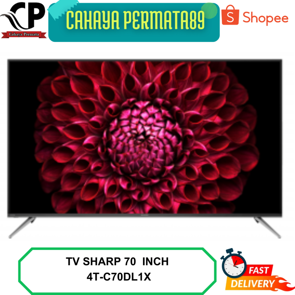 Jual SHARP 4T-C70DL1X ANDROID TV 70 INCH UHD 4K - 4T-C70DL1X | Shopee ...