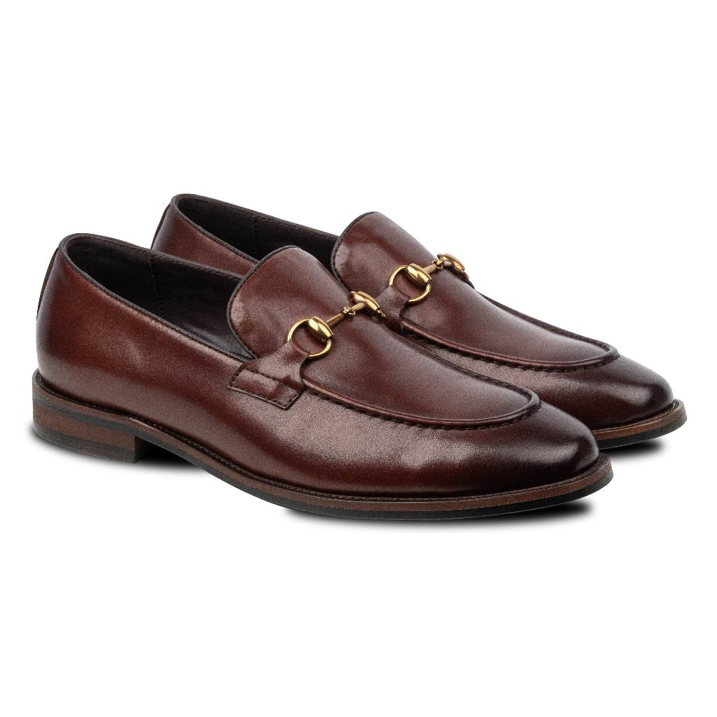 Jual Damian Buckle Brown - Nappa Milano - Sepatu Kulit Pria | Shopee ...