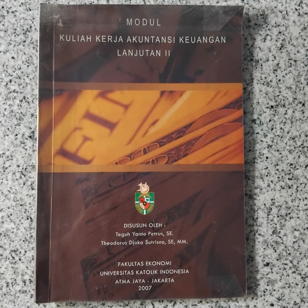 Jual Buku Modul Kuliah Akuntansi Keuangan Lanjutan II Fakultas Ekonomi ...