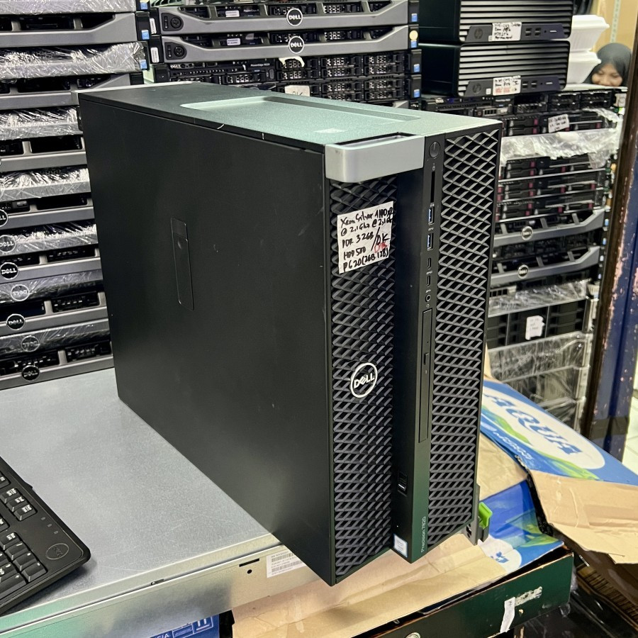 Jual WorkStation DELL Precision 7820 Tower / 2x Xeon GOLD 80CPUs / 2 x ...