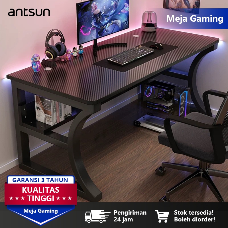 Jual antsun-Meja Gaming Karbon Serat Meja gaming Meja komputer Fiber ...