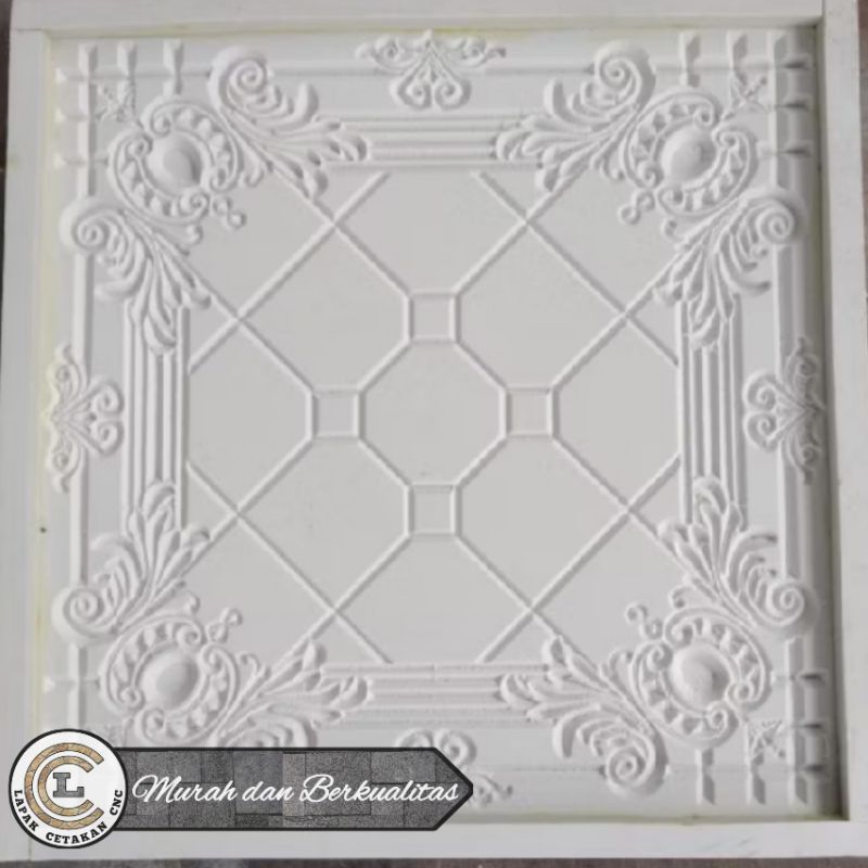 Jual Cetakan Masif GRC Ornamen Panel Dinding Ukuran 50x50 | Shopee ...