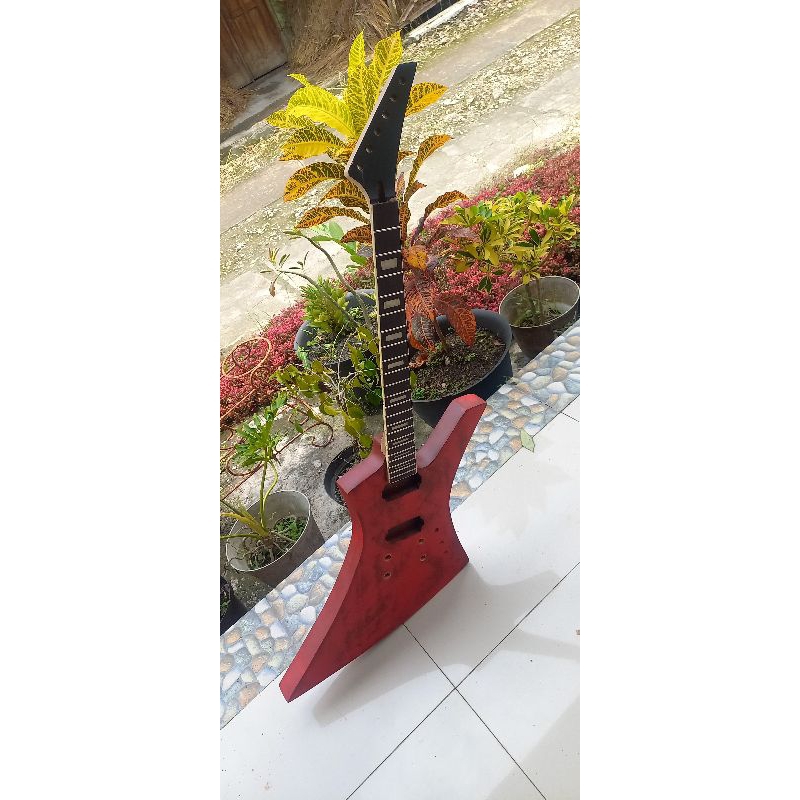 Jual Body Set Neck Gibson Explorer Custom Scale 24.75 | Shopee Indonesia