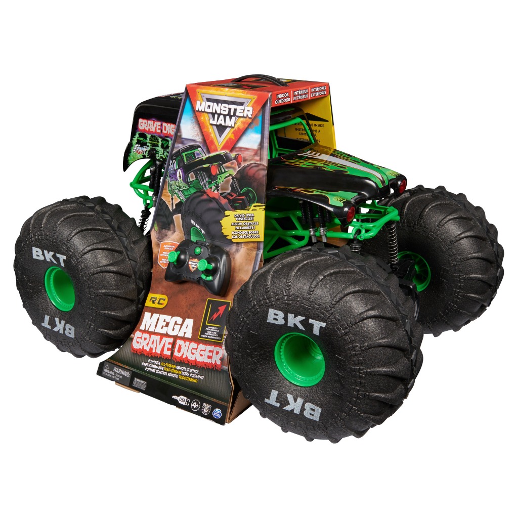 Jual Mainan Monster Jam RC Mega Grave Digger Refresh #66804 | Shopee ...